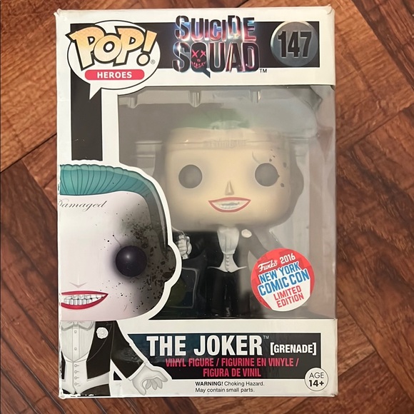 Funko | Other | Funko Pop The Joker Grenade Figure White And Green ...